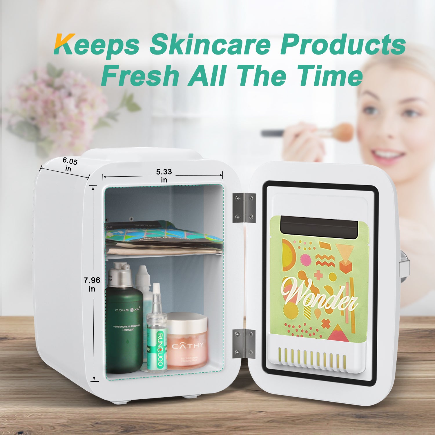 CROWNFUL 4 Liter/6 Can Mini Fridge – Crownful